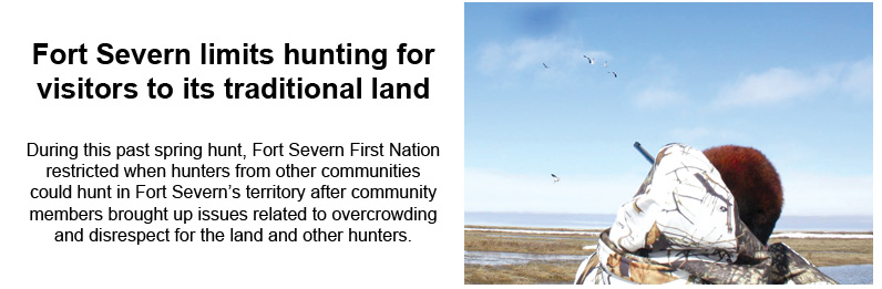 Fort Severn limits visitor hunting | Wawatay News Online