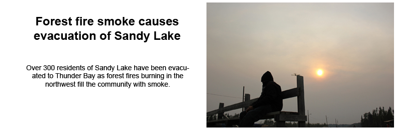 Sandy Lake begins evacuation | Wawatay News Online